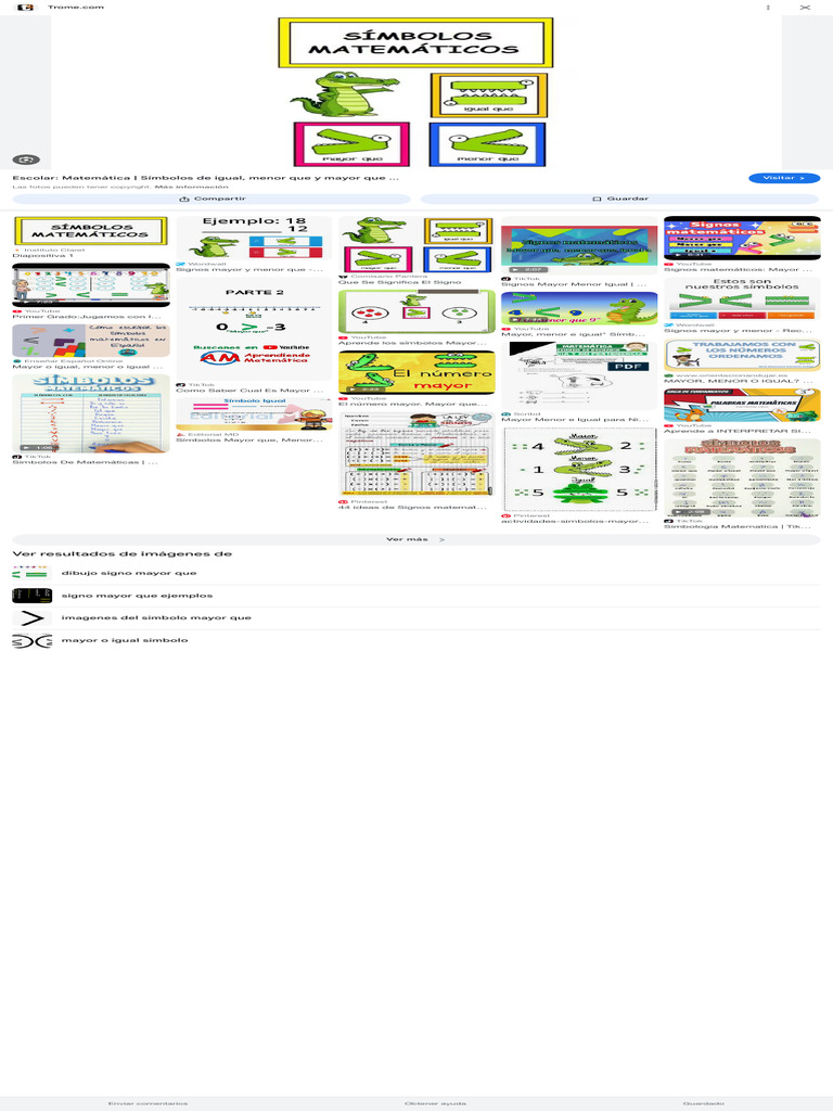 Los Signos de Mayor y Menos - Buscar Con Google | PDF | Comunicación ...