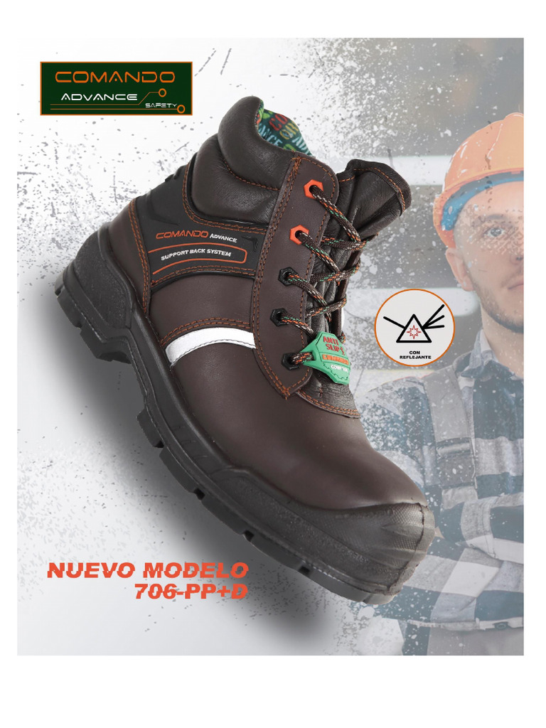 Calzado de Seguridad Comando Advance | PDF | Calzado | Textiles