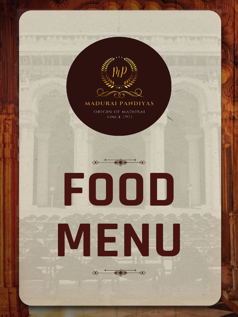 Madurai+Pandiyas+Menu++NEW+ (2) + | PDF | Foods | Desi Cuisine