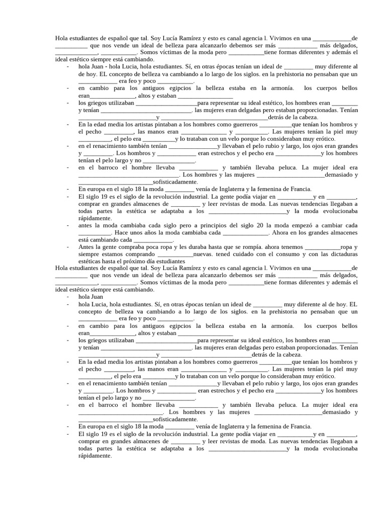 Video. La Belleza | PDF | Belleza