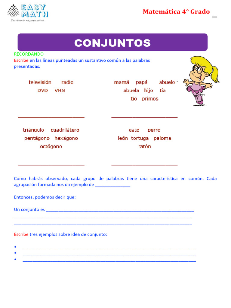 Semana 1 Conjuntos | PDF | Matemáticas