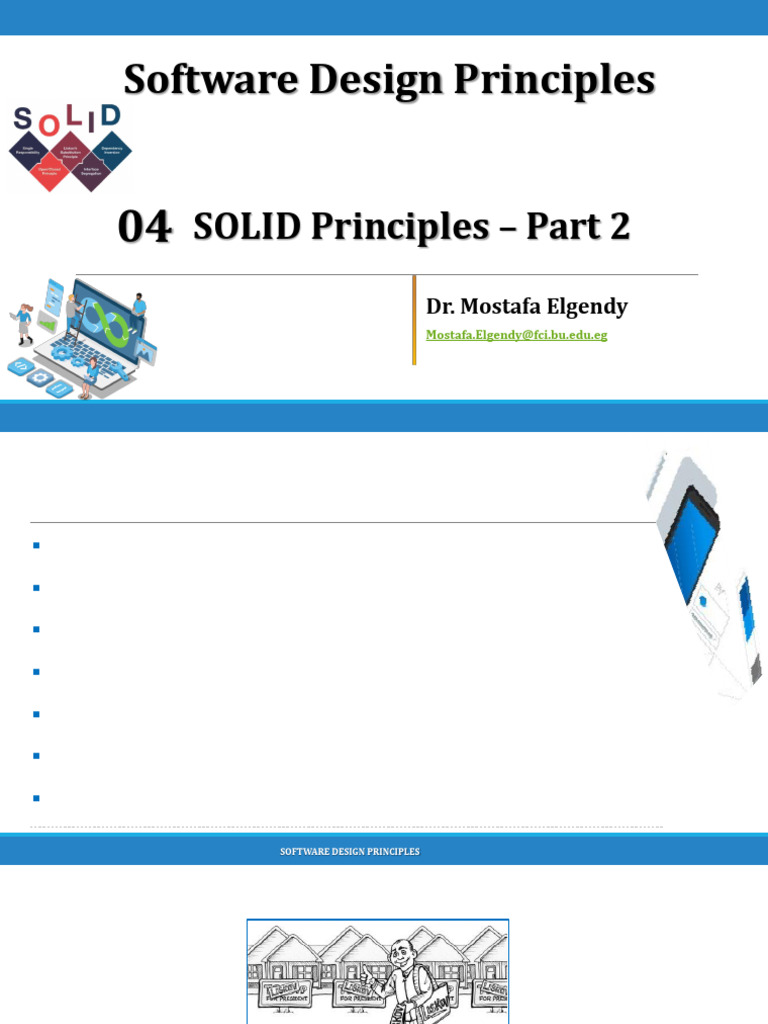 04- SW Design - SOLID Principles - Part2 | PDF | Class (Computer Programming) | Interface ...