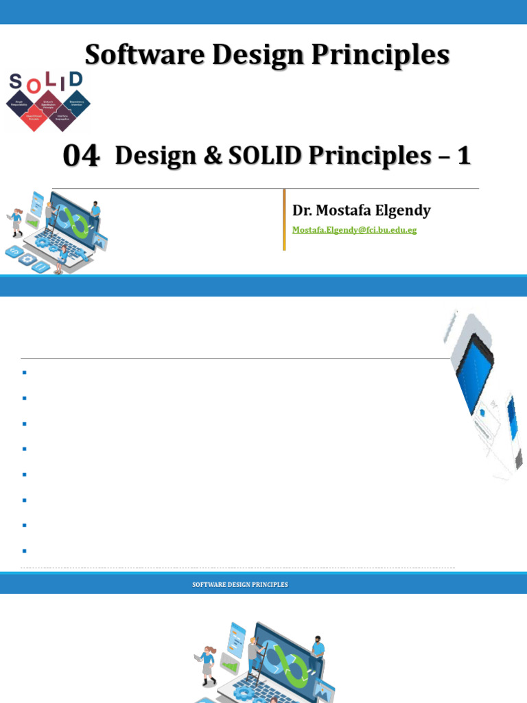 03 - SW Design - SOLID Principles - Part1 | PDF | Client–Server Model | Inheritance (Object ...