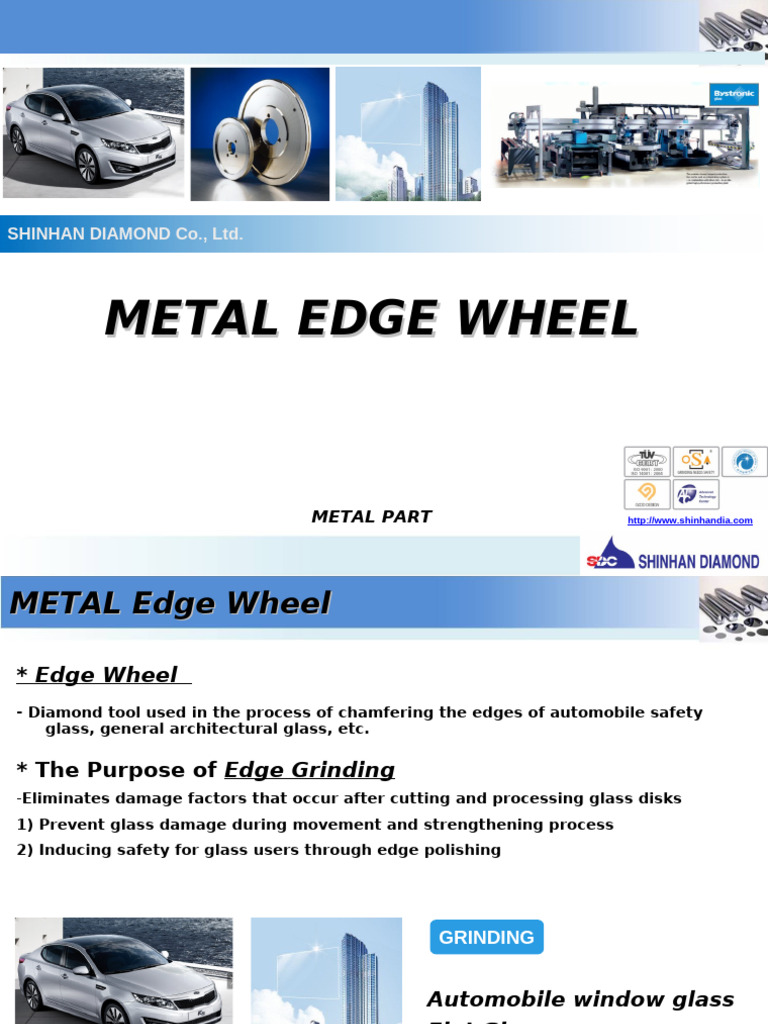Metal Edge Wheel for Glass Grinding | PDF | Grinding (Abrasive Cutting ...