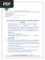 Mifano Ya Barua Rasmi Ya Kuomba Kazi | PDF