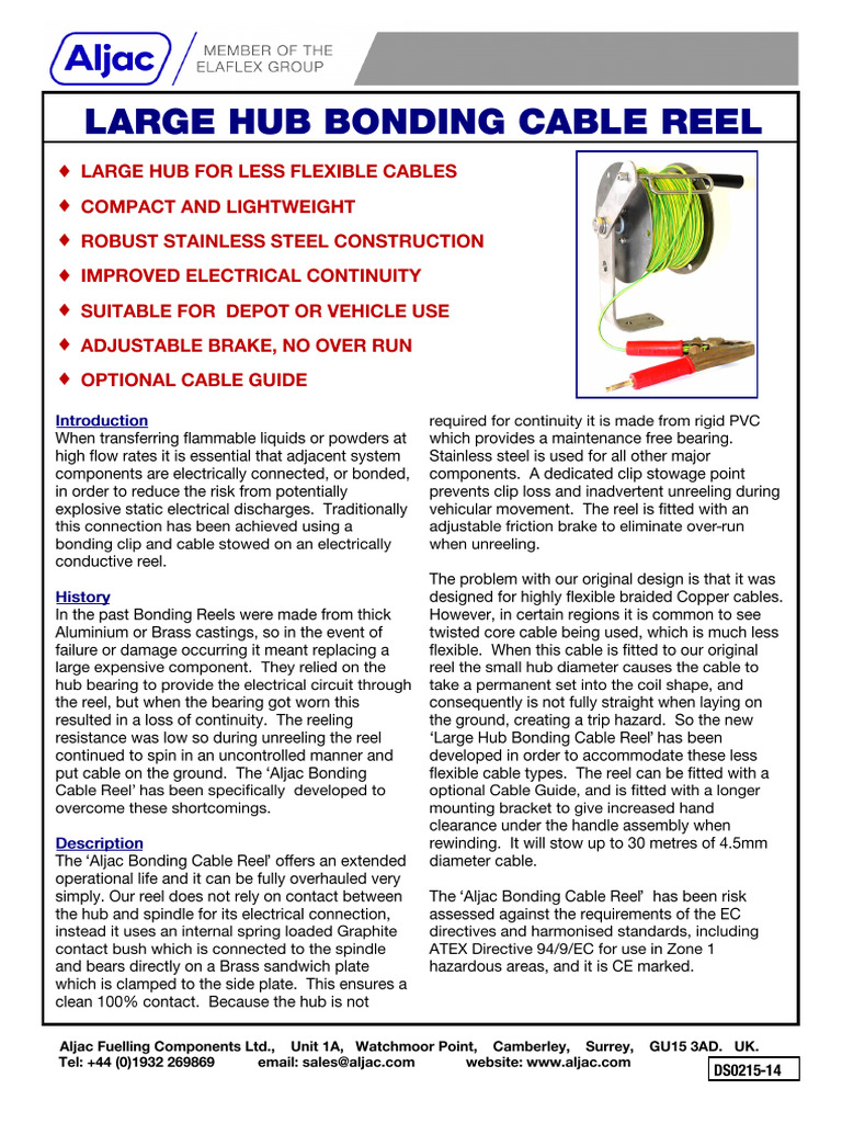 Large Hub Hand Rewind Reels | PDF