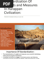 Harappan Standardized Weights and Measures | PDF | Trade | Civilization