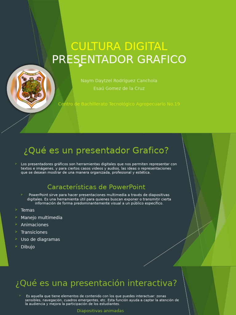 Presentadores Graficos | PDF | Microsoft PowerPoint | Multimedia