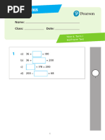 PiXL Primary Year 6 Arithmetic Test 6 | PDF