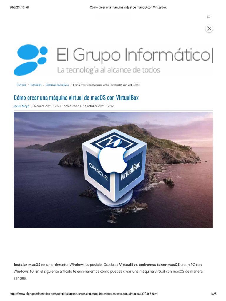 Virtualizar McOS With VirtualBox On Windows | PDF