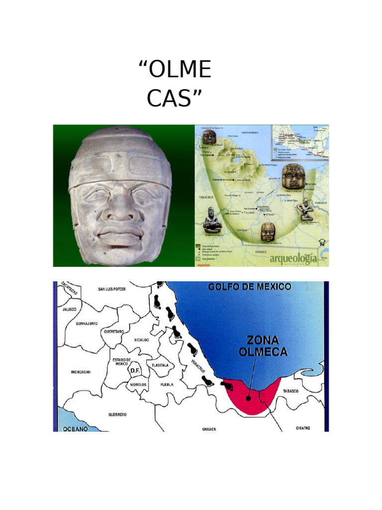 La Cultura Olmeca Se Desarrollós | PDF