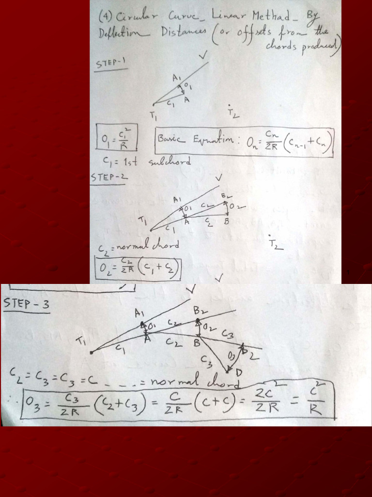 Curve Setting - Circular Curve - Part 3 | PDF