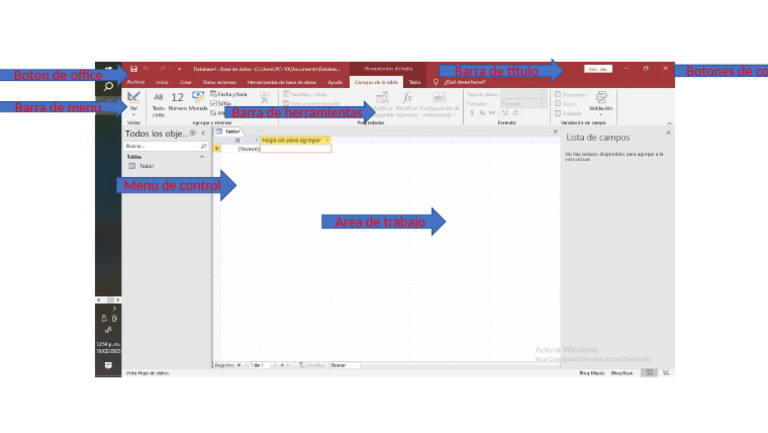 Pantalla de Access KJGH | PDF
