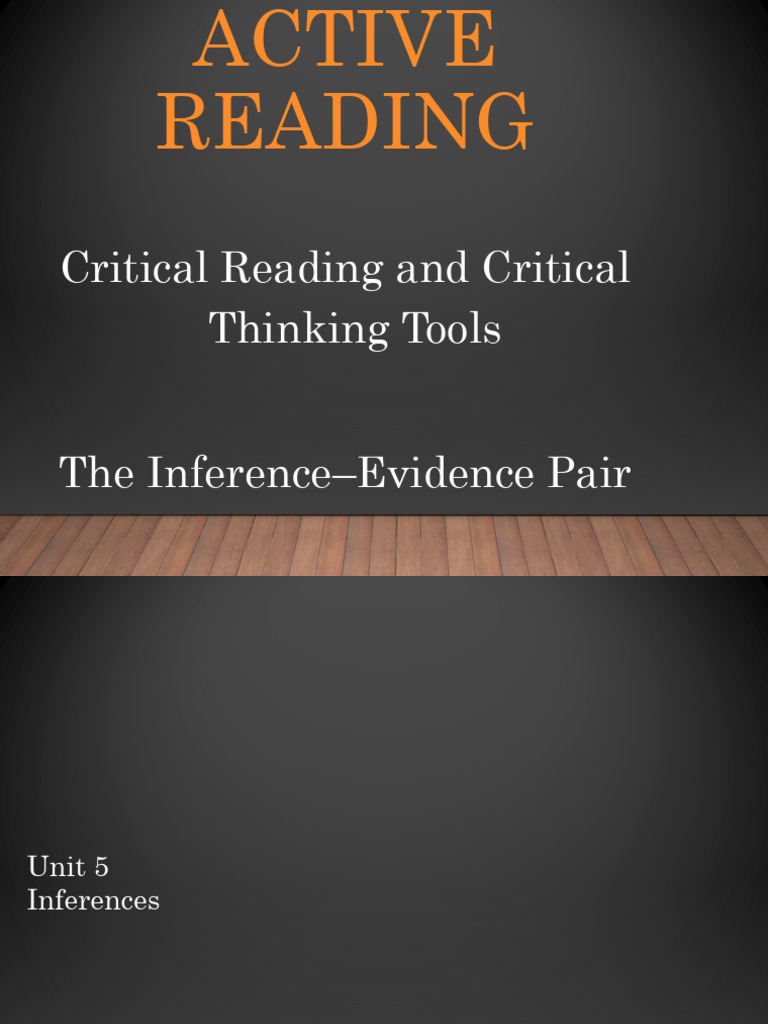 2025 Inference-Evidence Pair | PDF