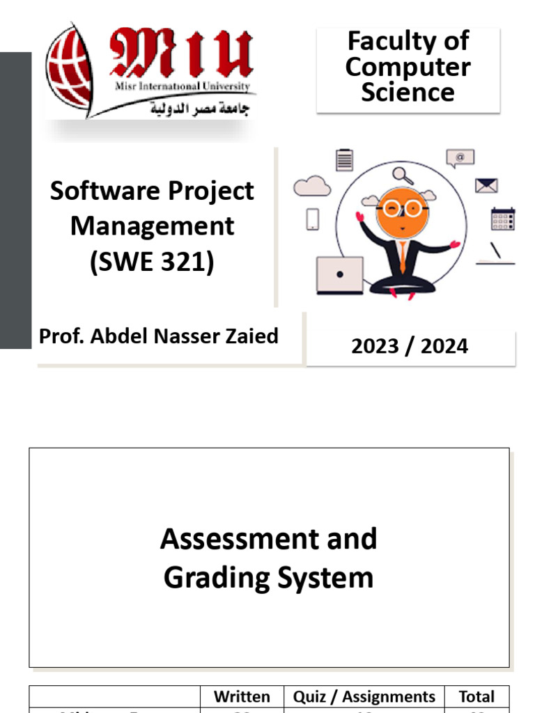 1 - MIU-SWE 321-Students-Spring 2024 | PDF | Project Management | Software Engineering