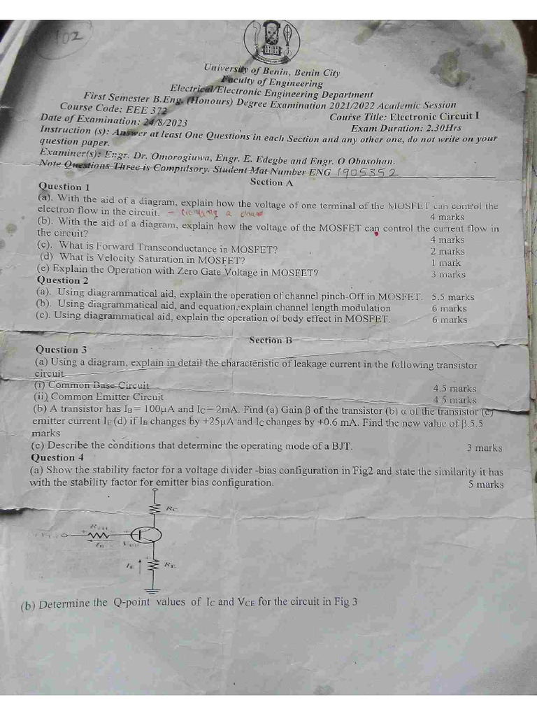 Eee372 21-22 PQ | PDF