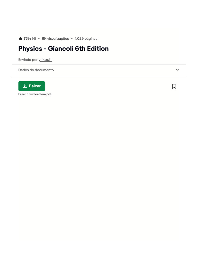 Physics - Giancoli 6th Edition - PDF | PDF