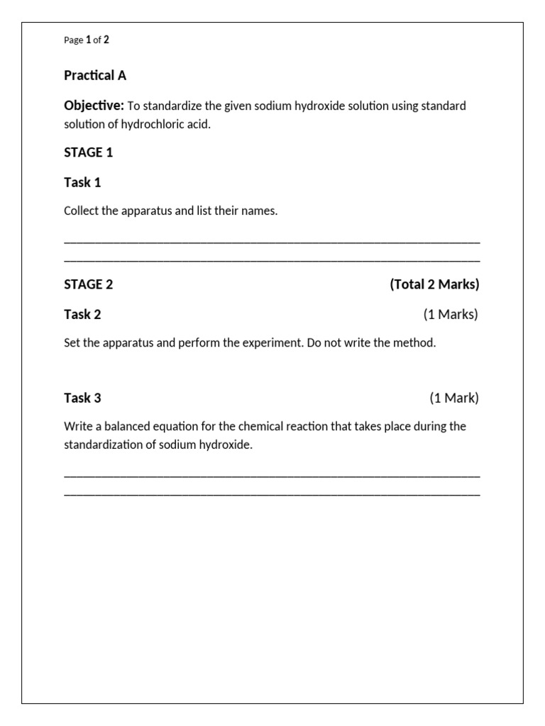 Practical Chem.... | PDF