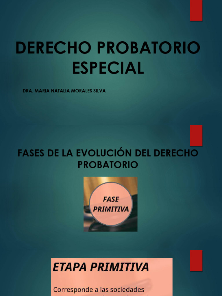 MATERIAL DE ESTUDIO No 1 DERECHO PROBATORIO-pdf (2) | PDF