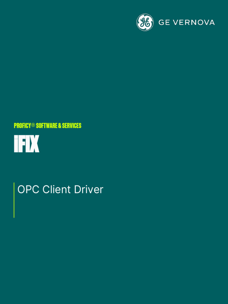 iFIX OPC Client Driver User Guide | PDF | Component Object Model ...