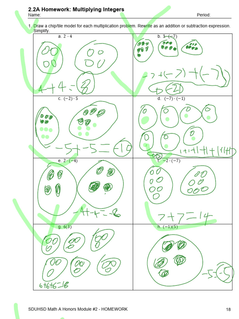Kami Export - Ben Pappelbaum - 2.2A HW | PDF | Multiplication | Arithmetic