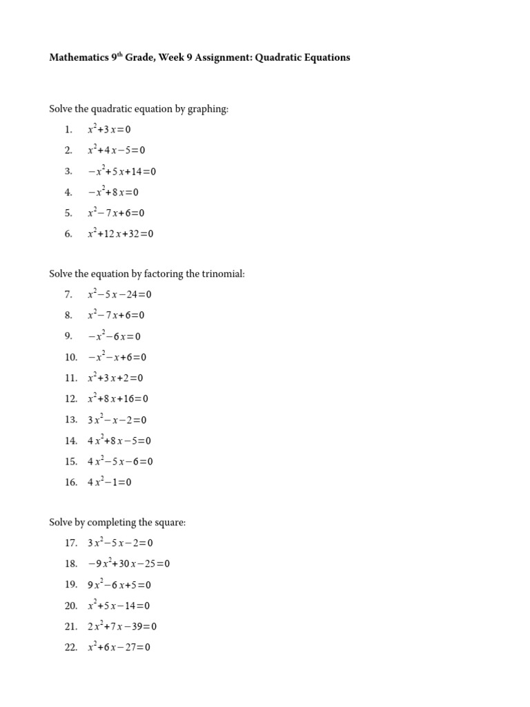 Math9 Week9 | PDF