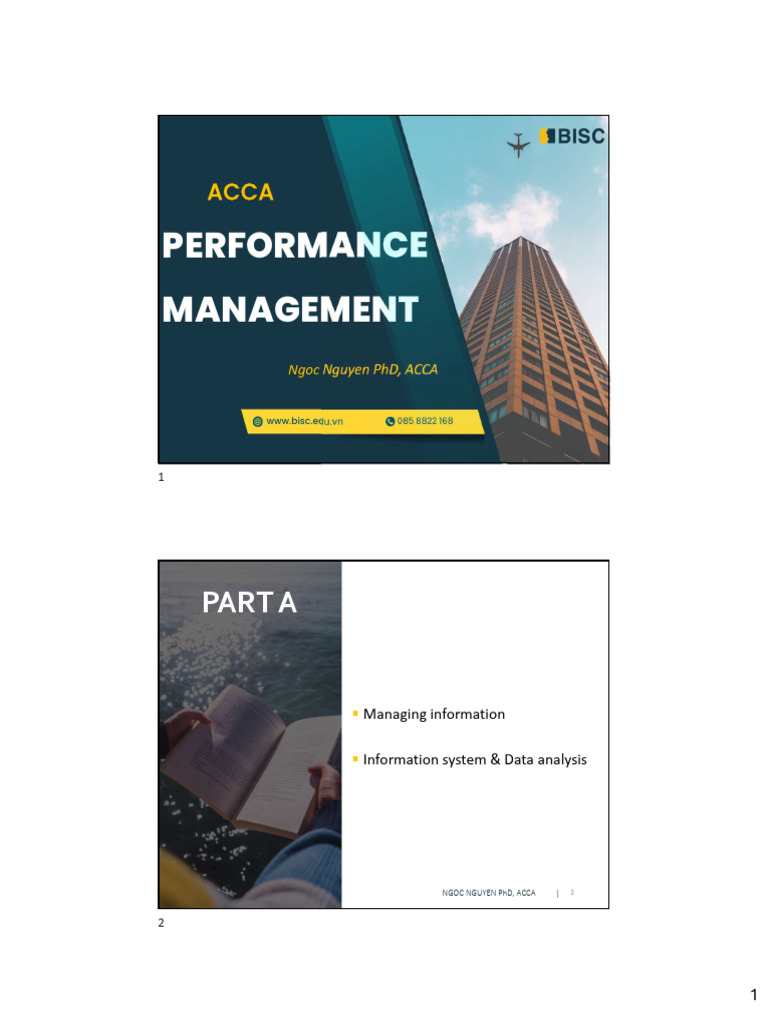 Acca Pm Slide | PDF | Big Data | Analytics