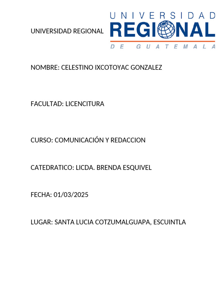 Caratula Regional | PDF