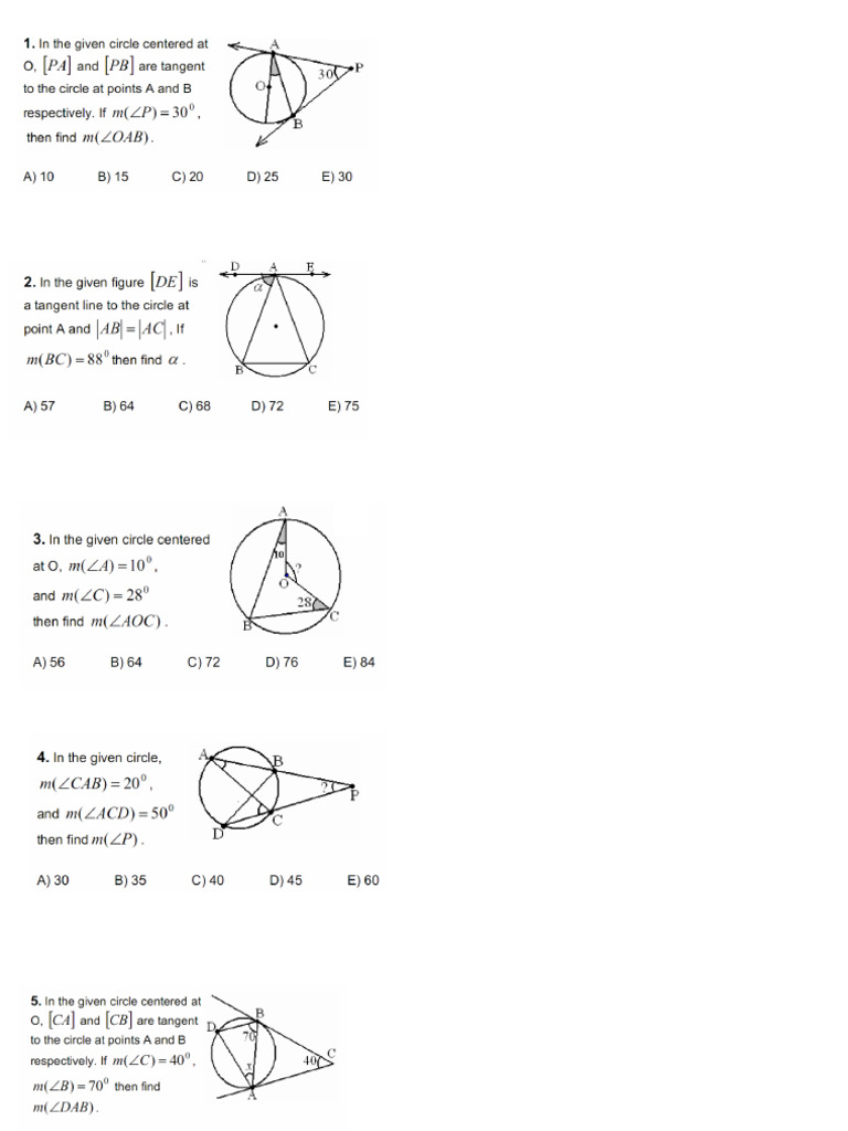 Geometry - Practice | PDF