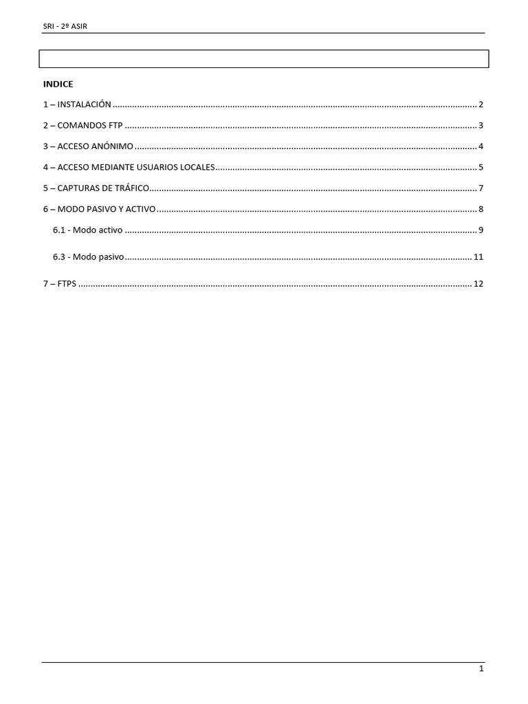 Configuración de Servidor FTP en Ubuntu | PDF | Protocolo de transferencia de archivos ...