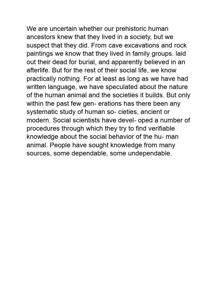 204 Sociology - Definition | PDF | Sociology | Society