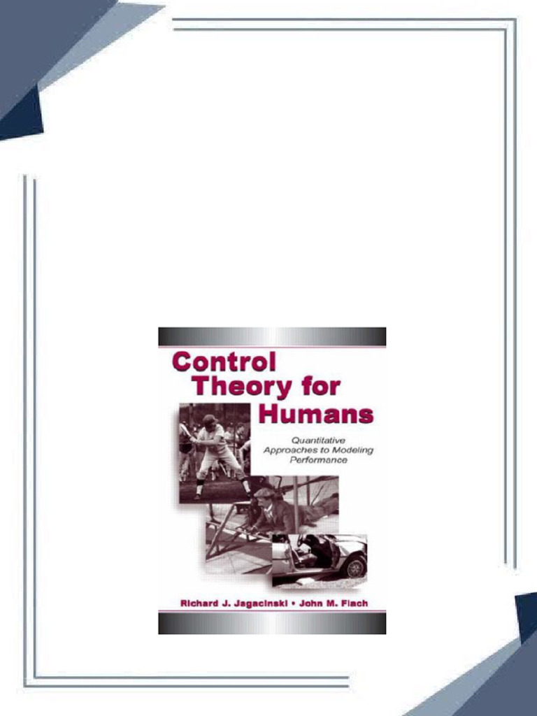 Control Theory for Humans Quantitative Approaches To Modeling ...