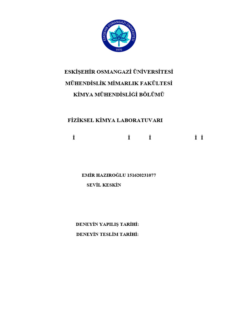 Bi̇r Gazin Isi Kapasi̇teleri̇ Oraninin Tayi̇ni̇ 6 | PDF