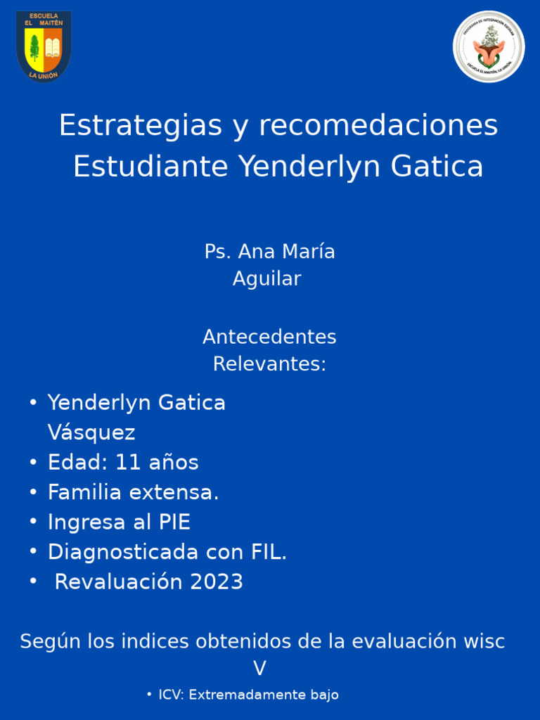 Estrategias y recomedaciones Estudiante Yenderlyn NuÃ±ez (2) | PDF ...
