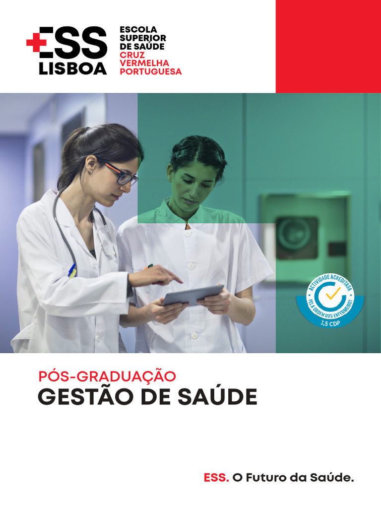 ESS PG Gestao Saude Brochura A4 | PDF | Pós-graduação | Inovação