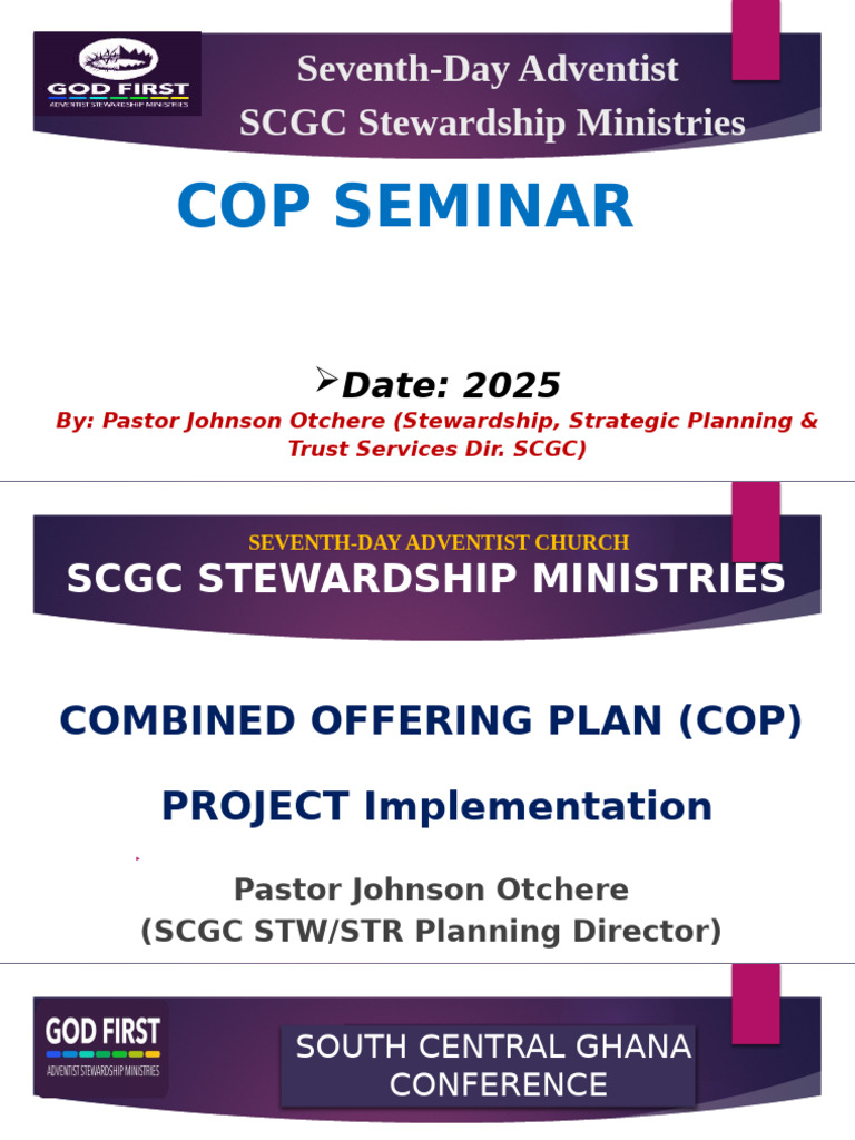 Stewardship and Giving in SDA | PDF | Tithe | Sabbath