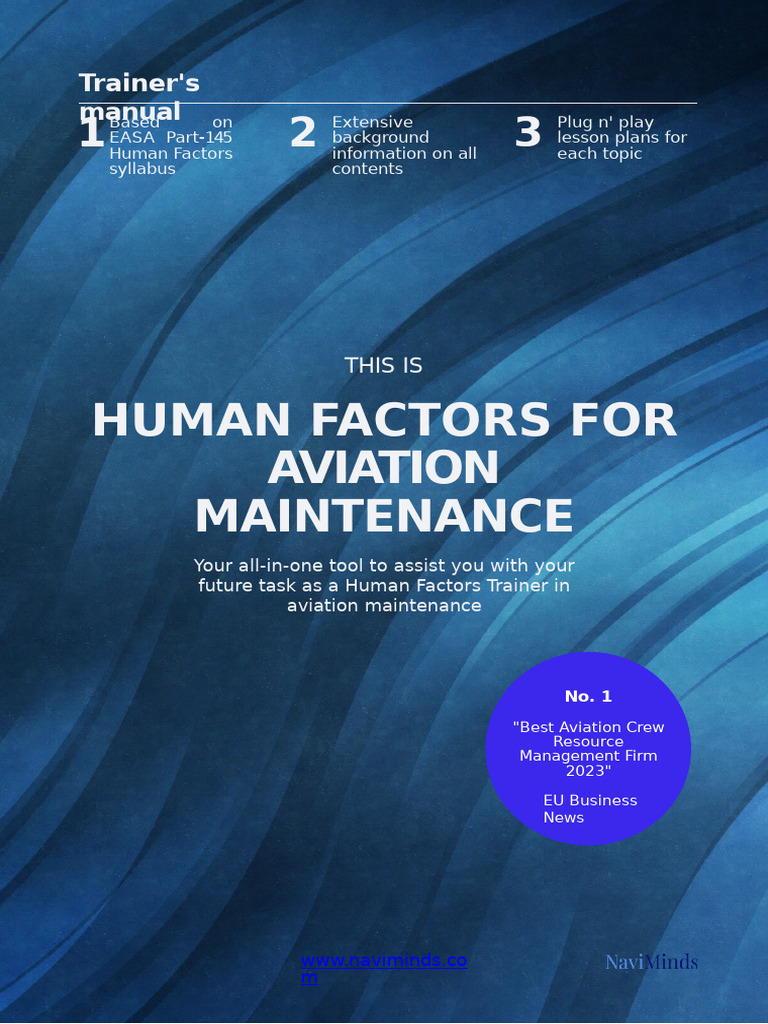 Human Factors Training Manual for Aviation | PDF | Aviation Accidents ...