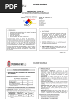 Hoja de Seguridad Detergente en Polvo | PDF | Detergente | Agua