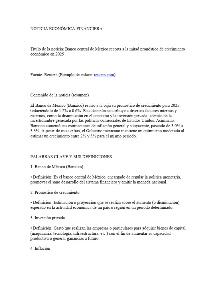 2802 | PDF | Inflación | Inversiones