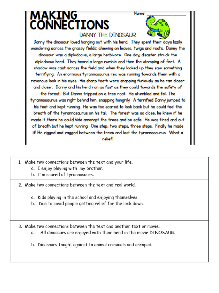 READING - Making Connections | PDF