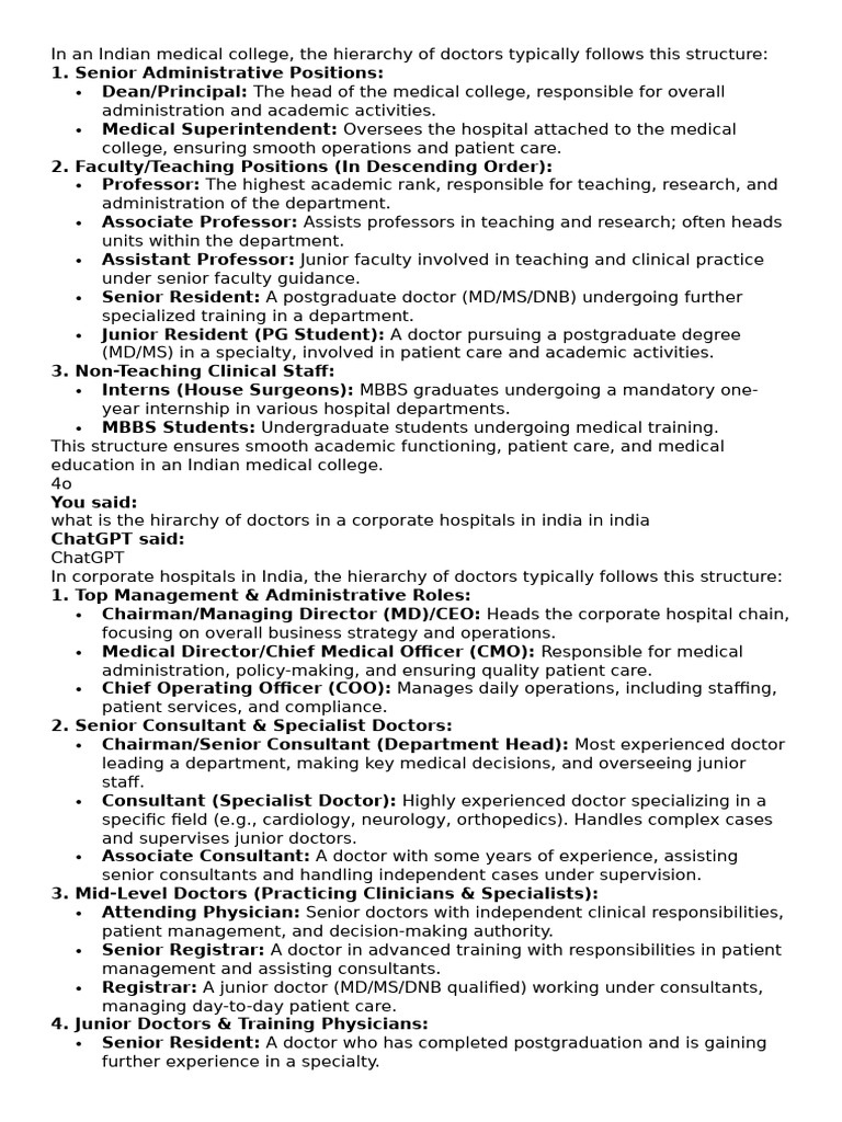 In An Indian Medical College | PDF | Doctor Of Medicine | Medical School