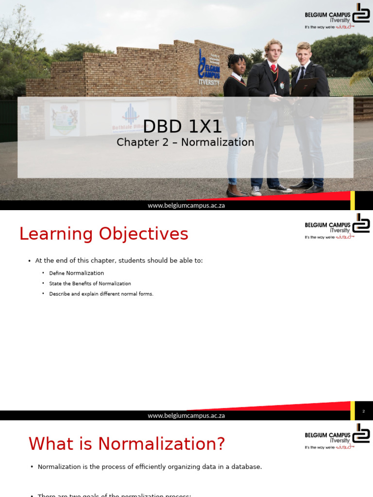 Lesson 02 Database Normalization Pdf Table Database Databases