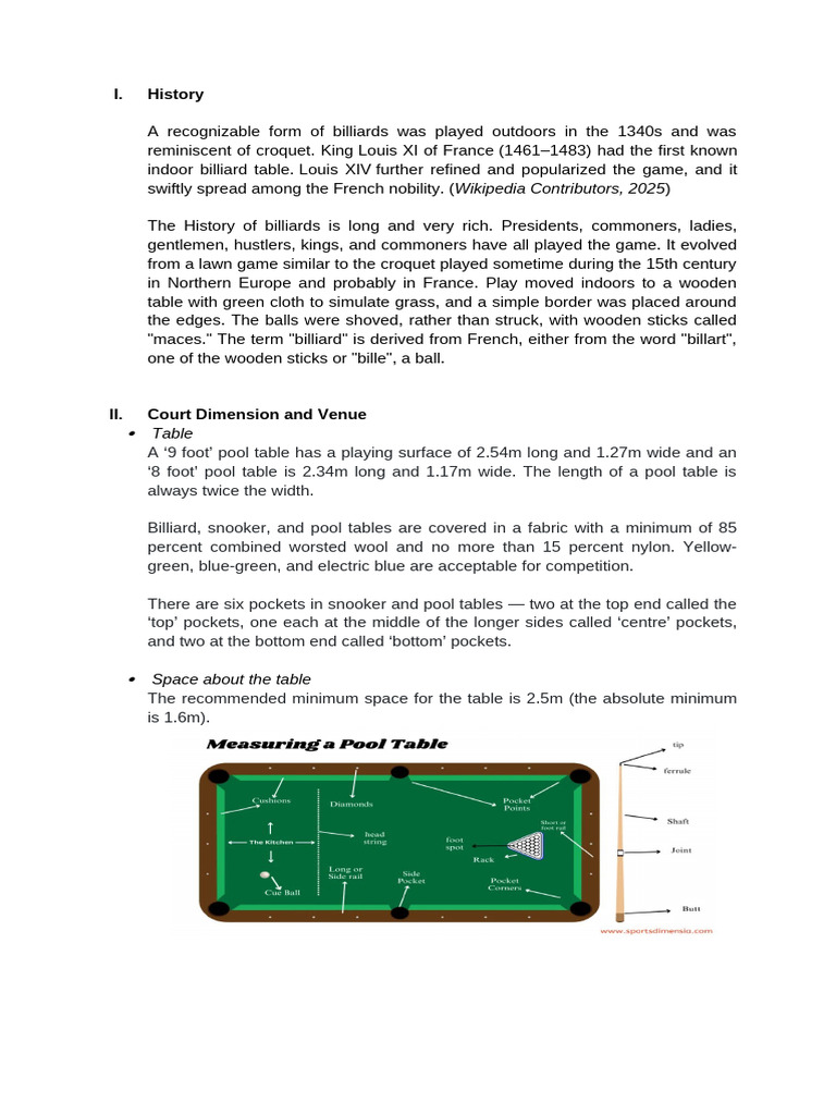 Billiard Research | PDF | Cue Sports | Pool (Cue Sports)