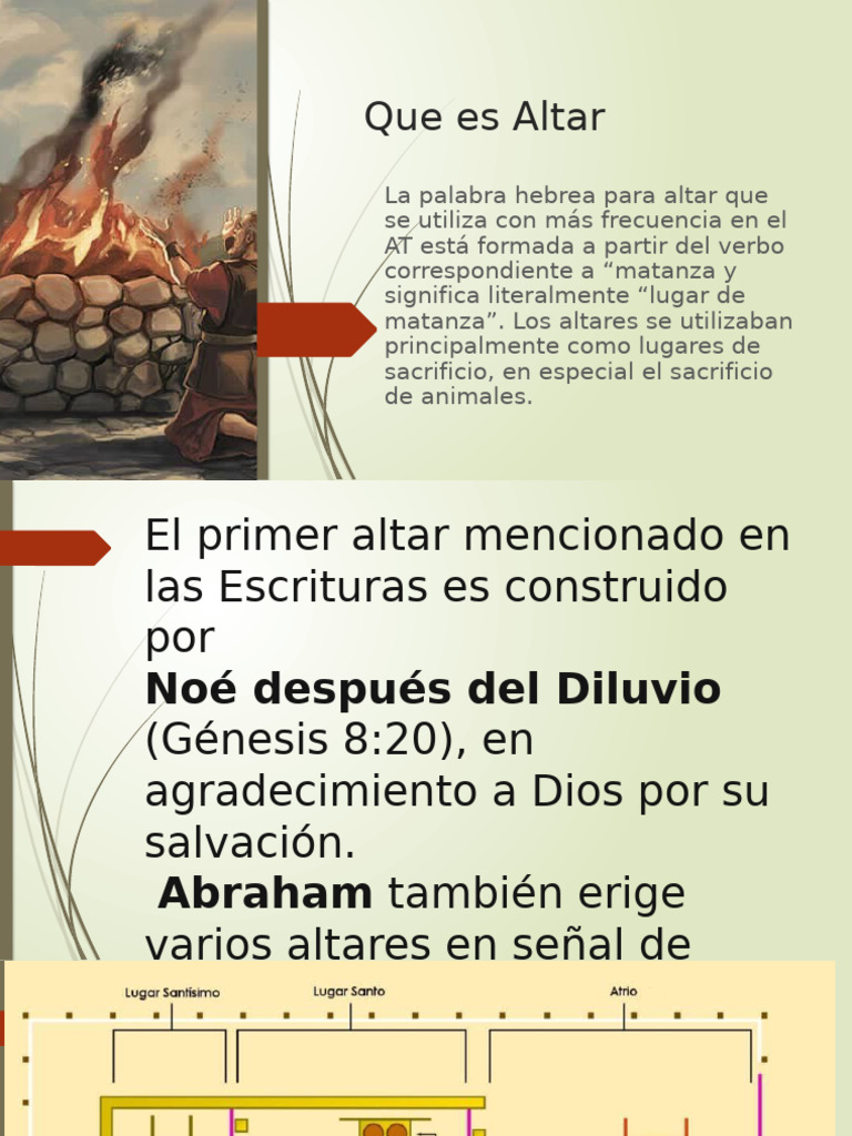 Significado y función del altar bíblico | PDF | Altar | Biblia