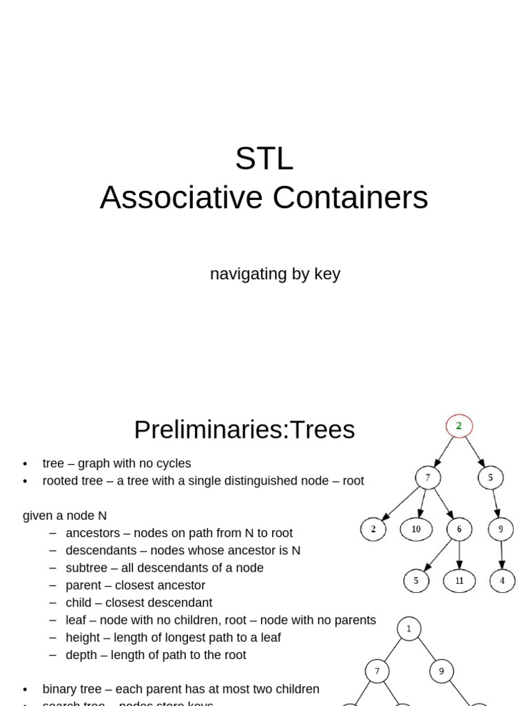 l26STLContainersAssociative (1) | PDF | Algorithms And Data Structures ...