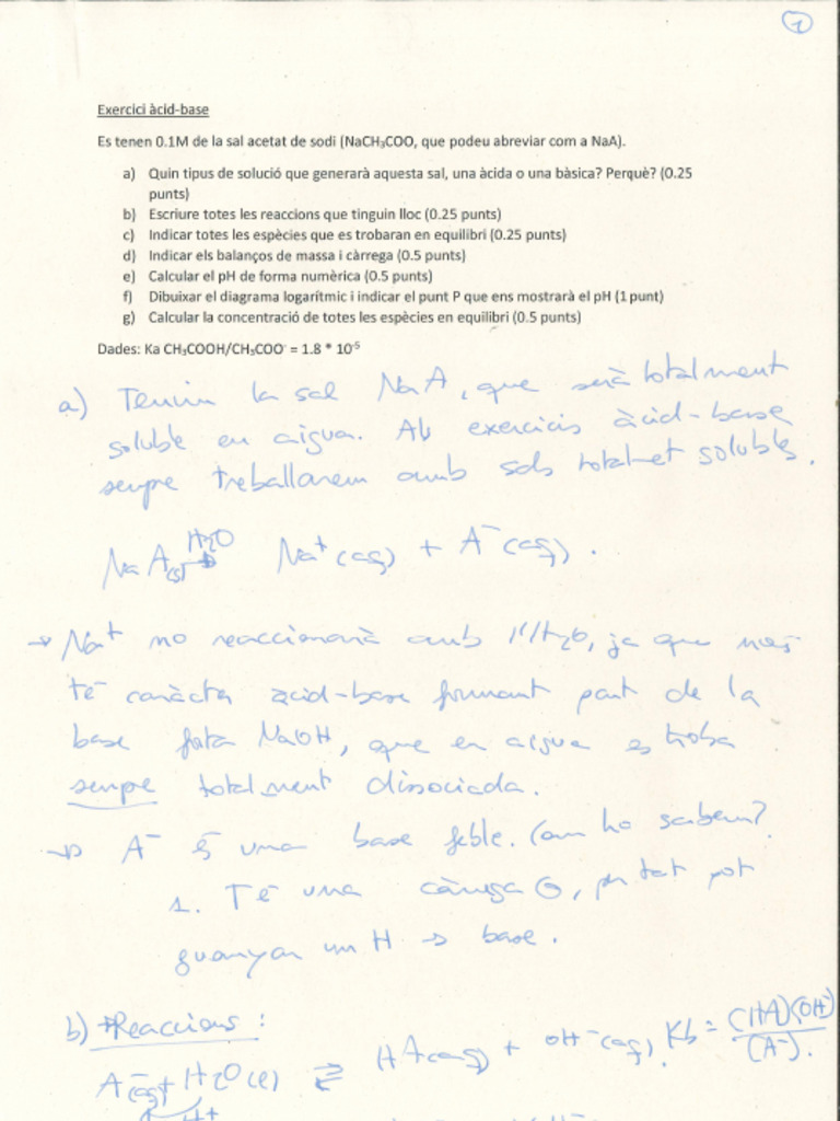 Exercici 4 - Àcid Base | PDF