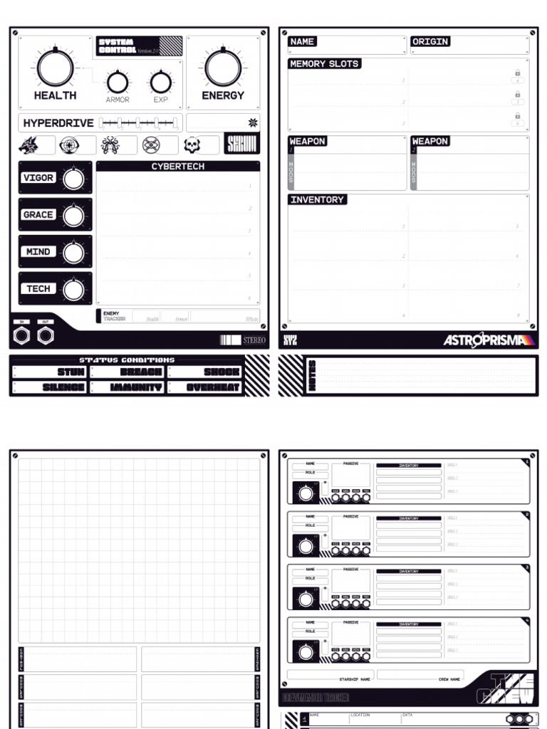 Character Sheet Final Print Letter | PDF