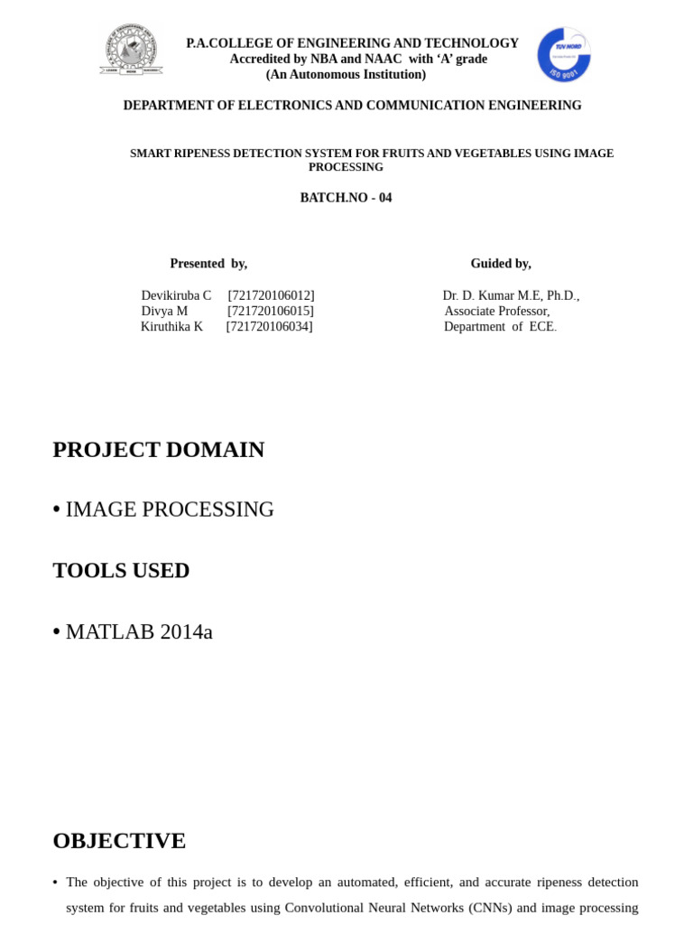 CNN-Based Ripeness Detection | PDF | Deep Learning | Applied Mathematics