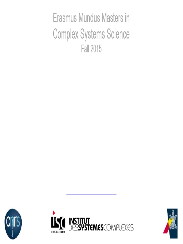 Complex Systems Modeling Course Overview | PDF | Chaos Theory | Simulation