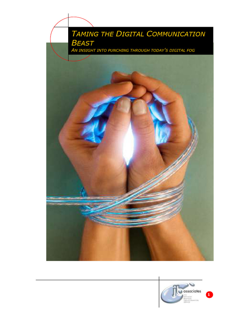 Taming the Beast of Digital Communications | PDF | Spamming | Communication